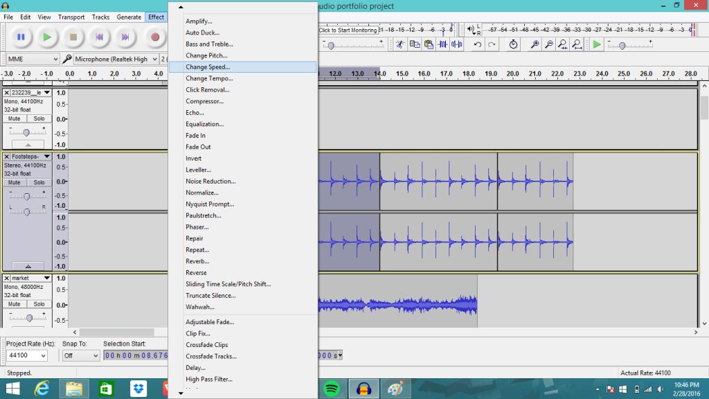 How to Adjust Speed in Audacity | Composing Digital Media
